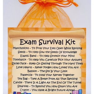 Exam Survival Kit ~ Fun Novelty Gift and Card Alternative | Good Luck ...