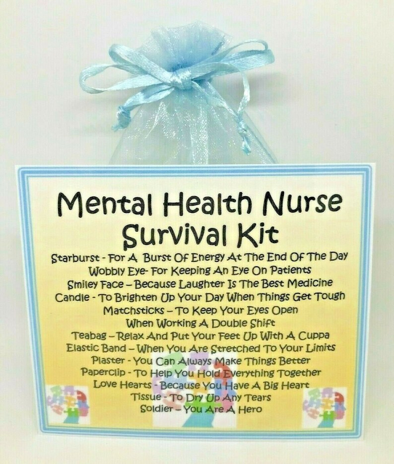Mental Health Nurse Survival Kit Fun/ joke/ novelty gift / | Etsy