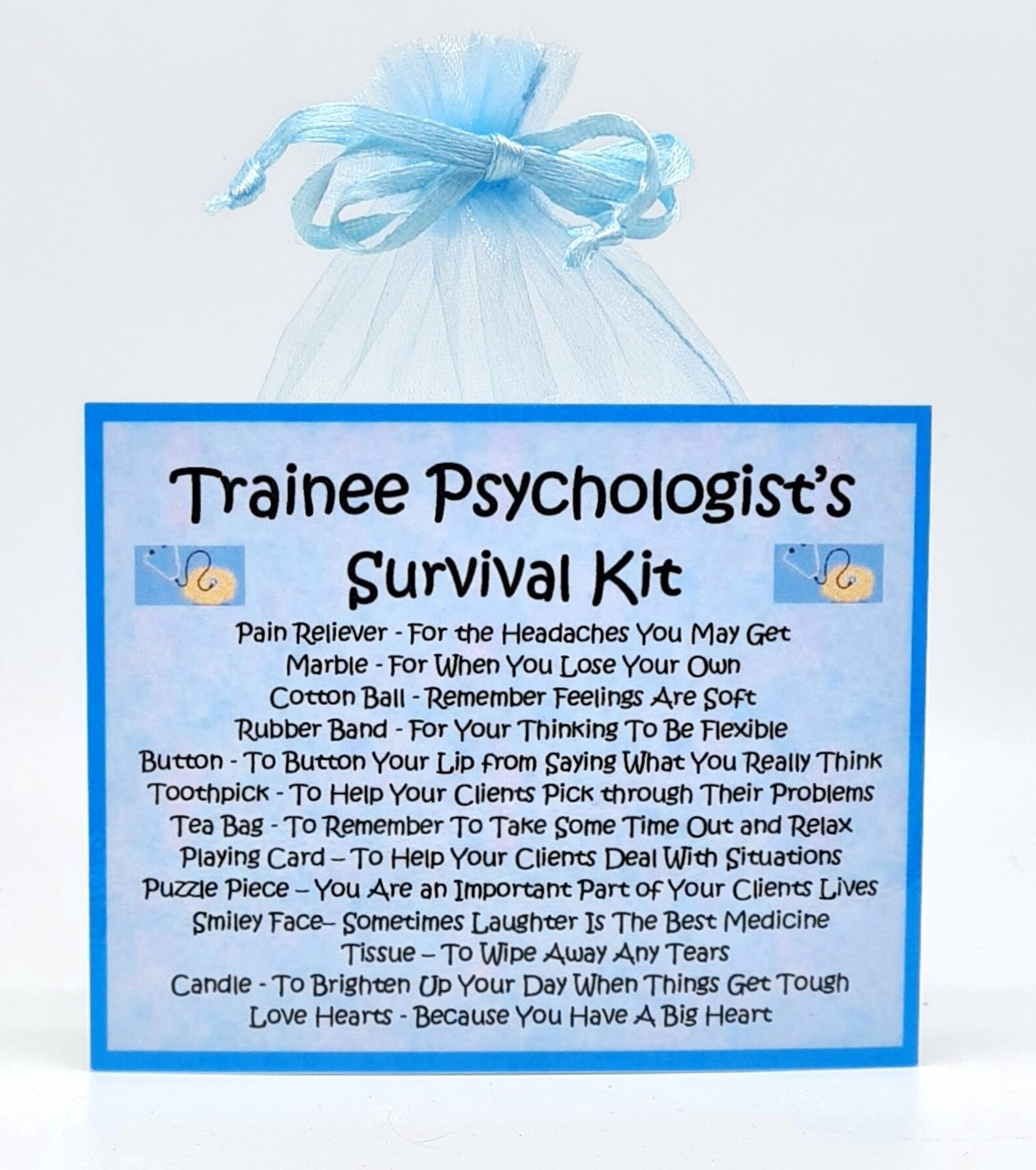 Trainee Psychologist's Survival Kit Fun Novelty Gift & - Etsy