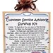 Customer Service Advisor's Survival Kit ~ Fun Novelty Gift & Card ...