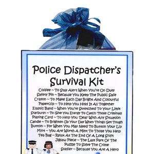 Police Dispatcher's Survival Kit ~ Fun Novelty Gift & Card Alternative ...