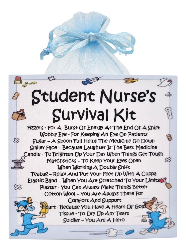 Student Nurse's Survival Kit ~ Fun Novelty Gift & Card | Birthday ...