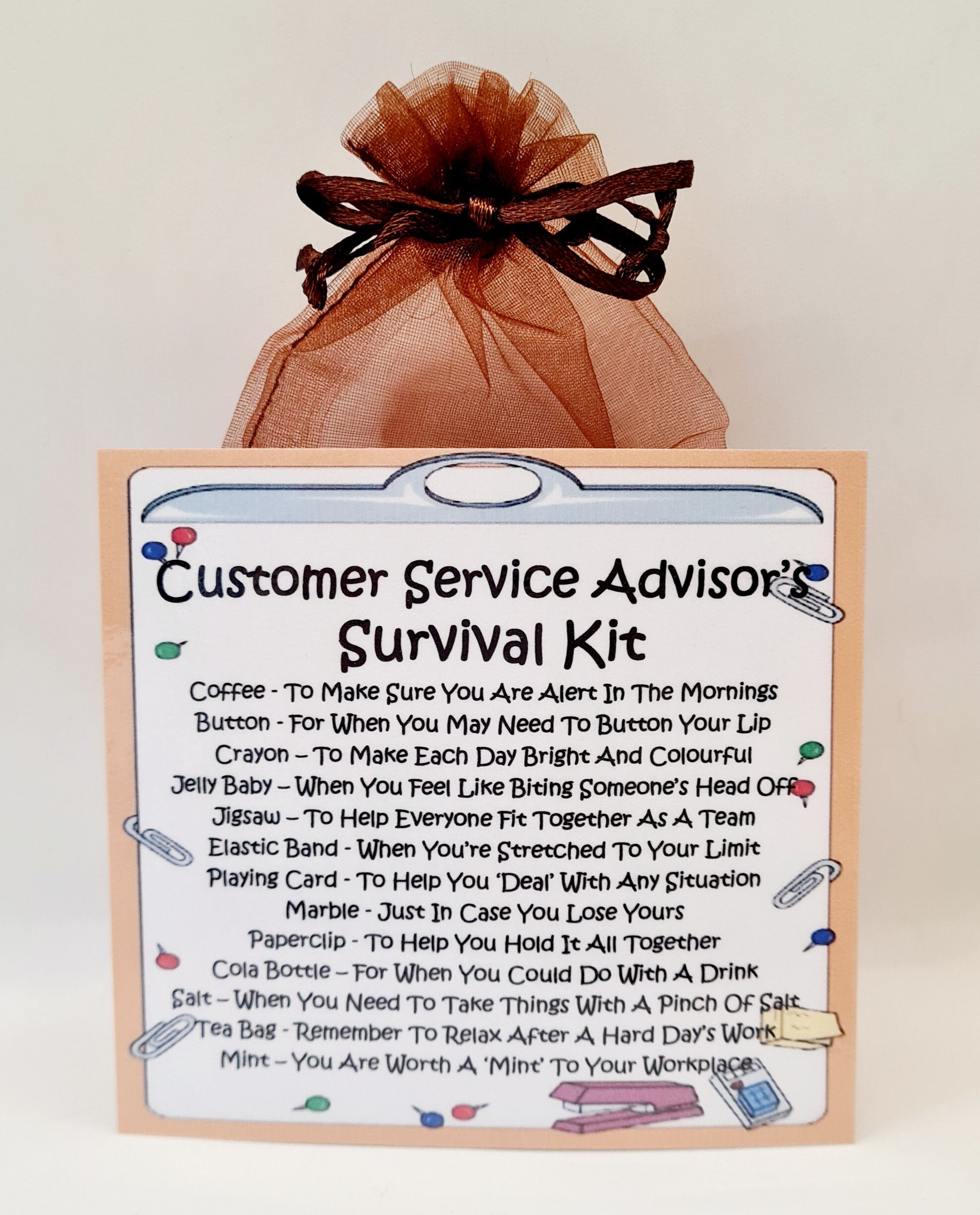 Customer Service Advisor's Survival Kit Fun/ novelty | Etsy