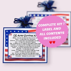 US Army Survival Kit ~ Fun Novelty Gift & Card | Birthday Present ...