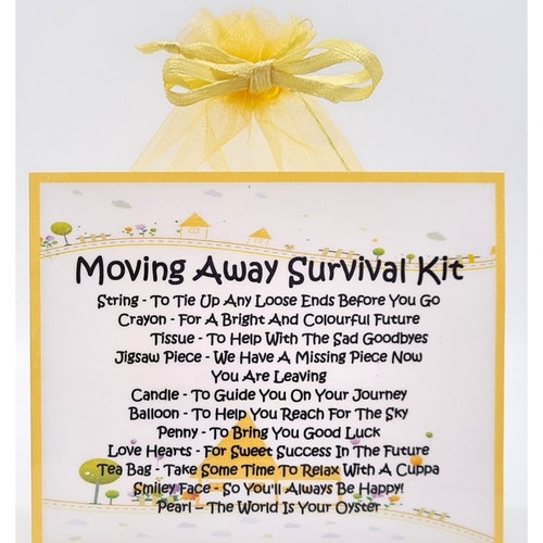 Retirement Survival Kit Fun Novelty Gift / Good Luck / - Etsy