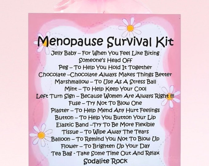 The Seven Stages of Menopause Funny Novelty Sign, Aging Humor, Funny ...