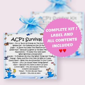 Acp's Survival Kit ~ Fun Novelty Gift & Card | Birthday Present ...