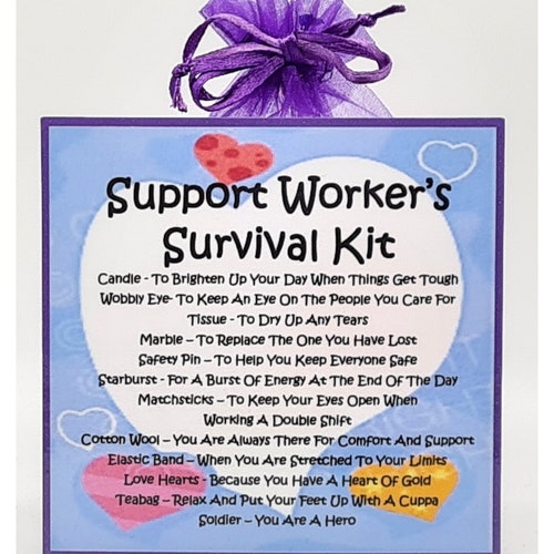 Receptionist's Survival Kit Fun Novelty Gift & Card - Etsy