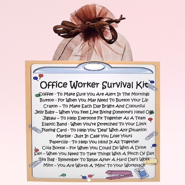 Funny Office Survival Kit - Etsy