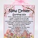 New Driver Survival Kit PINK ~ Fun Novelty Congratulations Gift ...