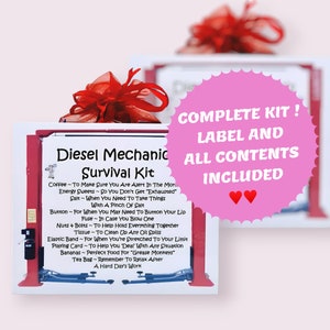 Diesel Mechanic's Survival Kit ~ Fun Novelty Gift & Card Alternative ...