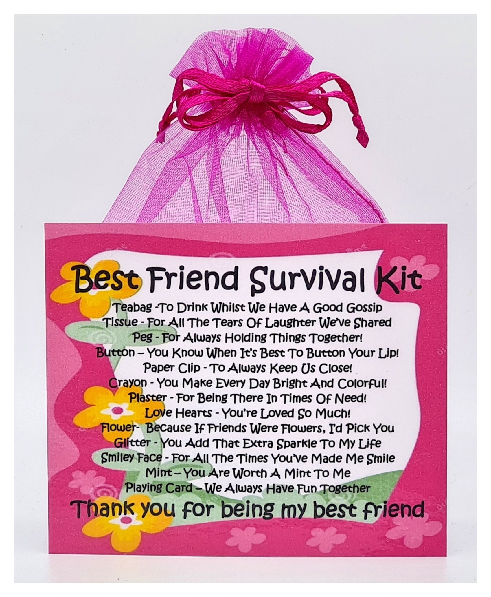 Best Friend Survival Kit Ideas