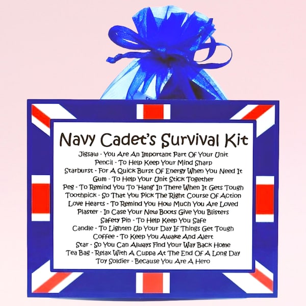 Navy Good Luck Card - Etsy