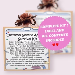 Customer Service Advisor's Survival Kit ~ Fun Novelty Gift & Card ...