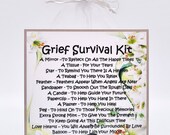Grief / Bereavement Survival Kit With Sympathy Bereavement - Etsy UK
