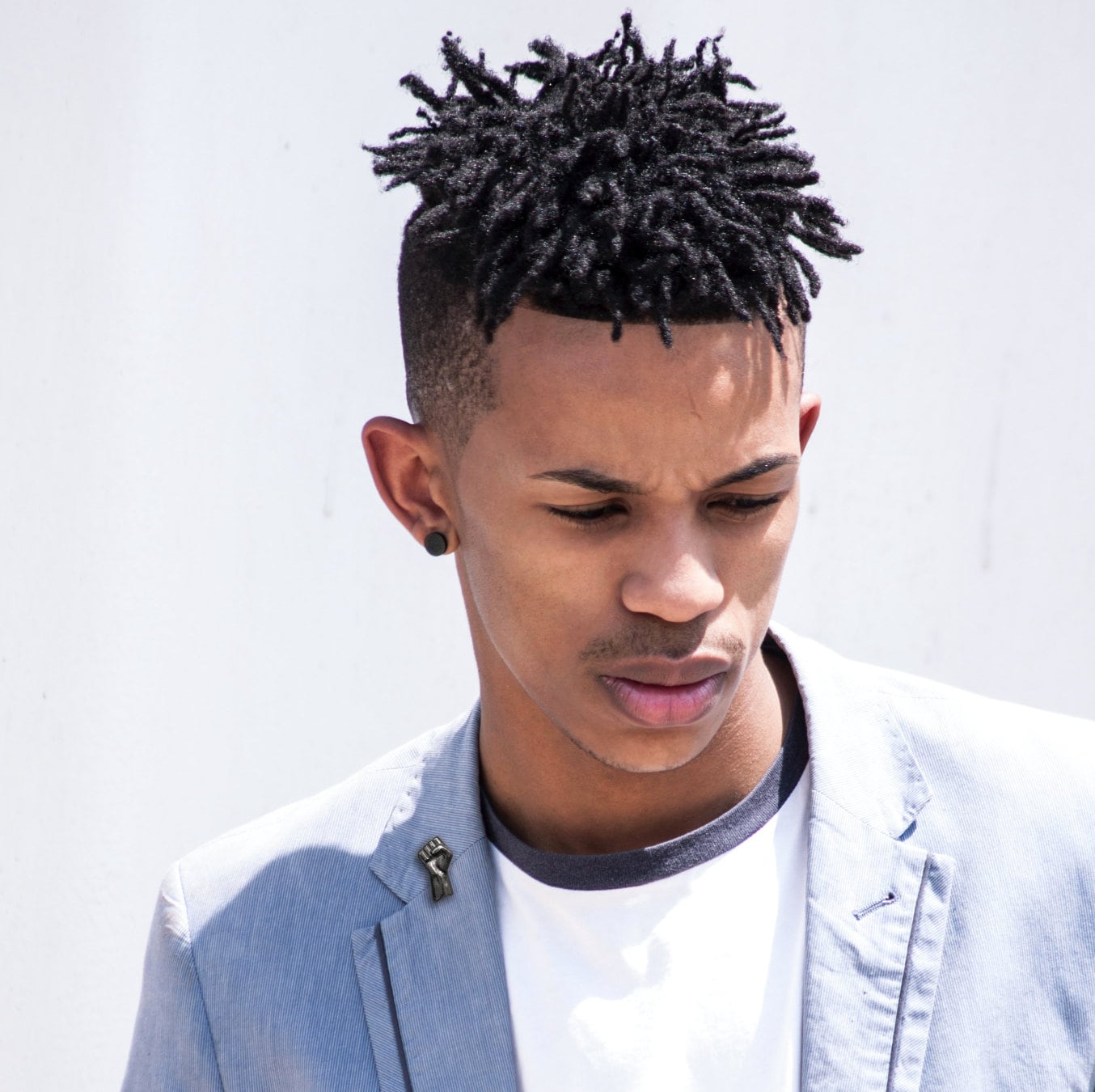 Raised Fist Pin (silver) - Etsy