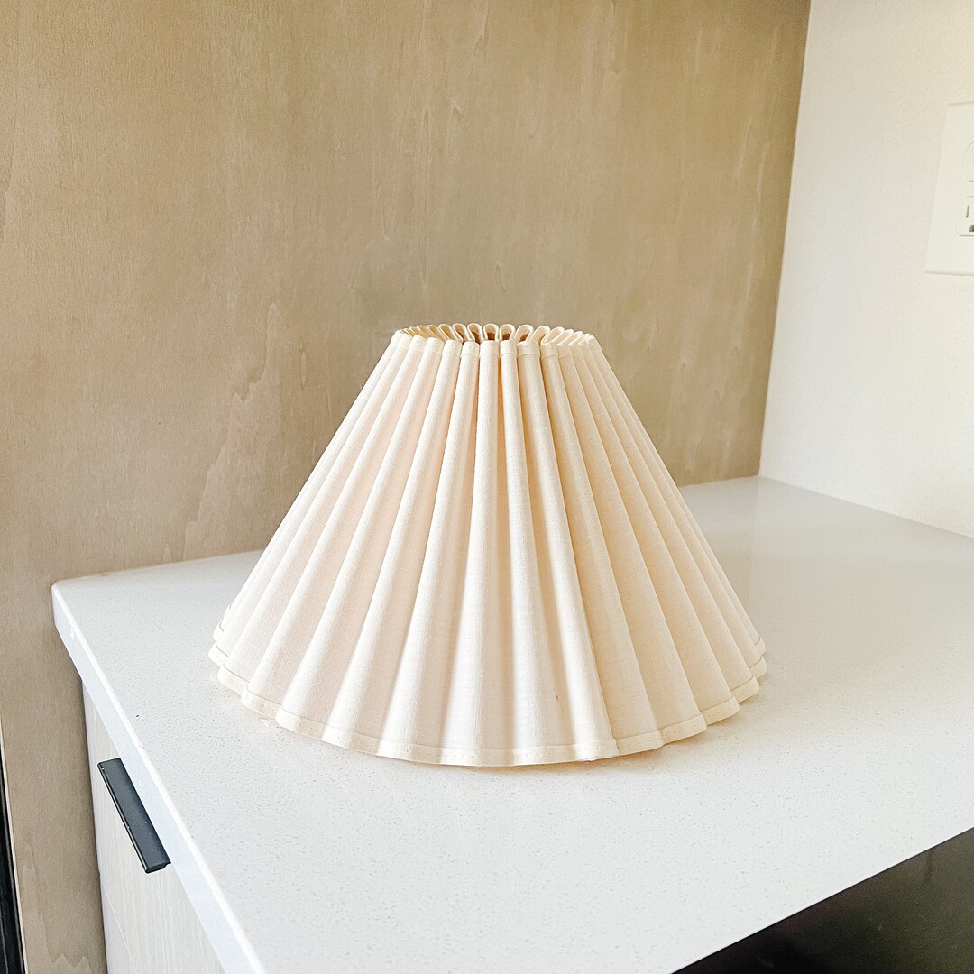 Vintage Pleated Lampshade Pleated Table Lamp Shade Vintage - Etsy
