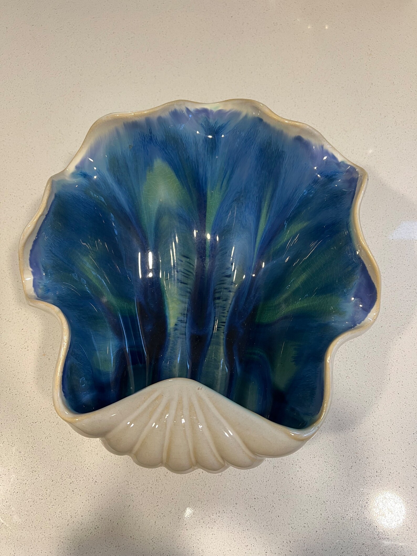 Vintage Minimalistic Modern Shell Vase, Wedgwood Nautilus Clam Shell ...