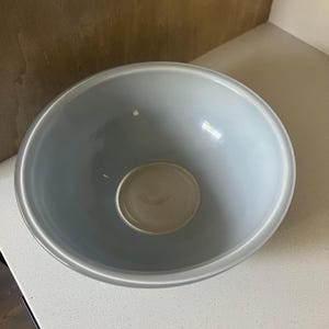 Vintage Pyrex Blue Glass Bowl With Blue Exterior, Corning, New York ...