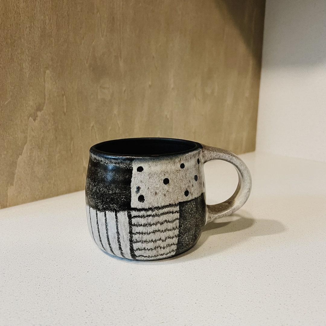 Unique Japanese Inspired Ceramics Stoneware Mug, Unique Crafted ...