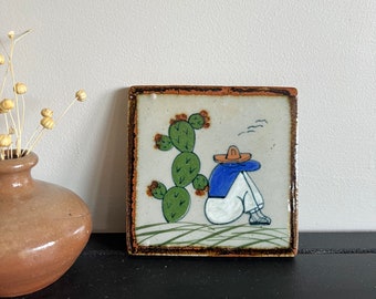 Cactus Ceramic Tiles - Etsy