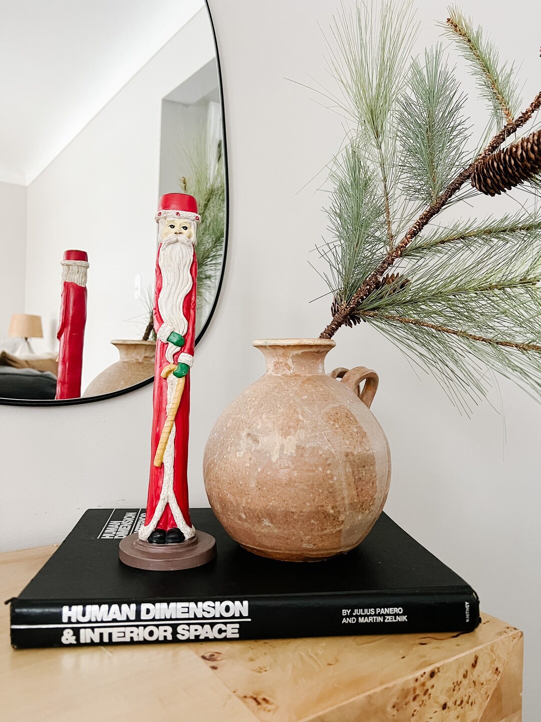 Vintage Santa Claus Candlestick Holder, Saint Nicholas Candle Sticks ...