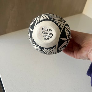 Vintage Daisy Concho Acoma New Mexico Wedding Vase, Pottery Bird Vase ...