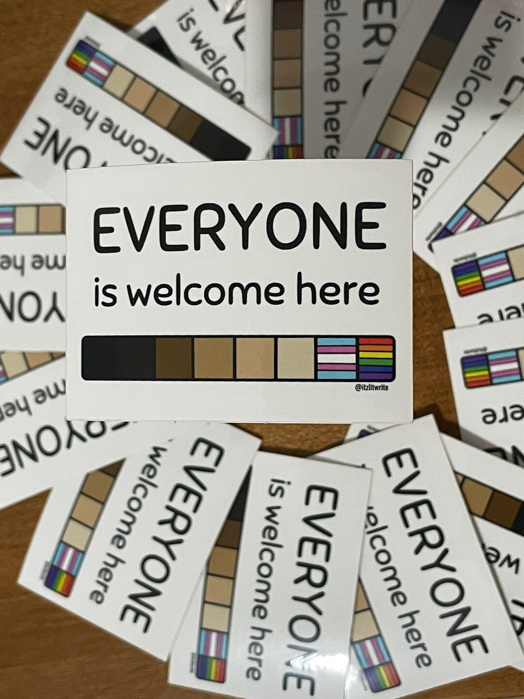 Everyone is Welcome Here | Safe Space Sticker | Inclusive Classroom ...