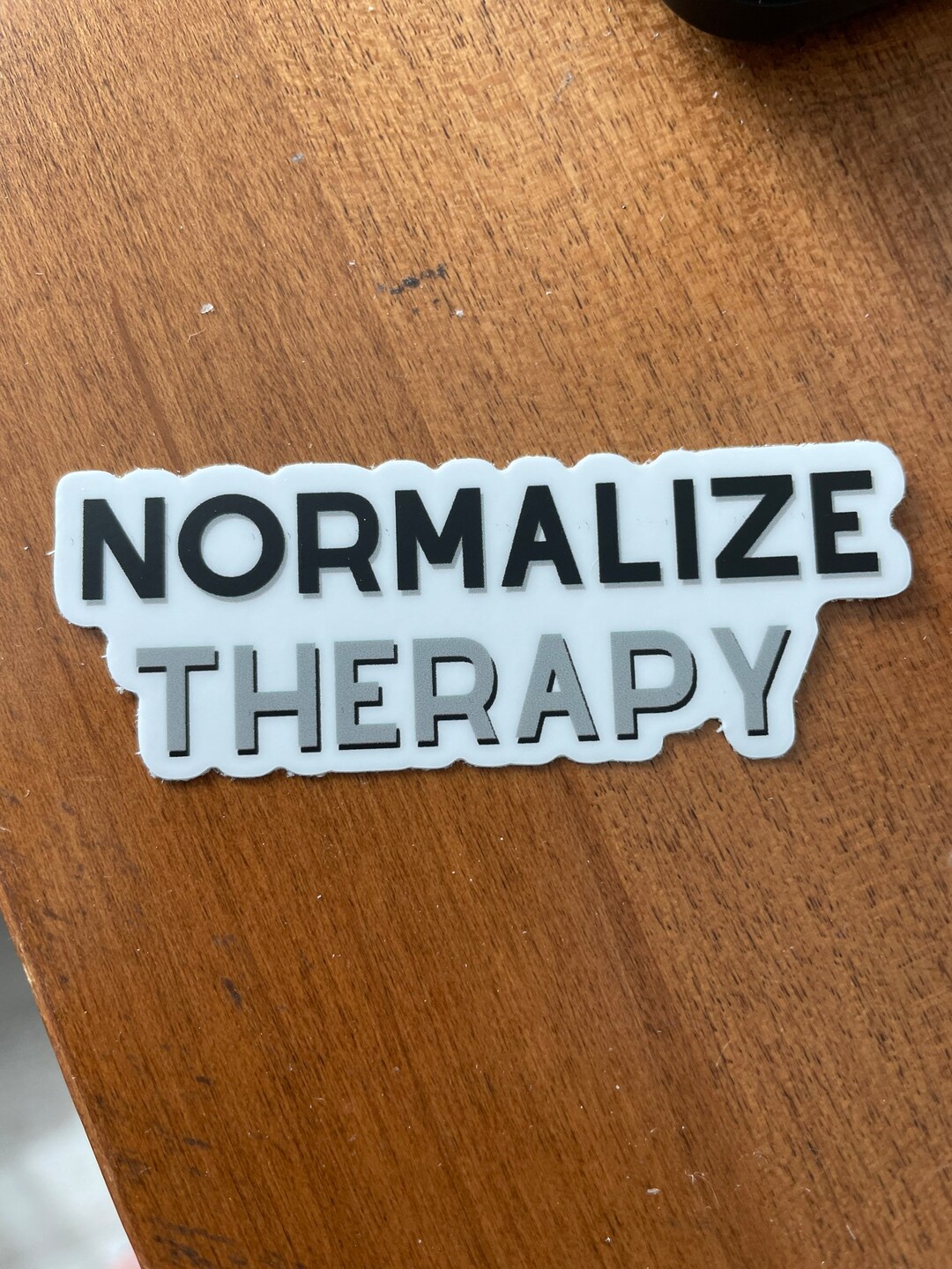 Normalize Therapy Motivational Sticker Mental Health Matters - Etsy