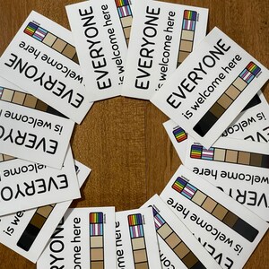 Everyone is Welcome Here | Safe Space Sticker | Inclusive Classroom ...
