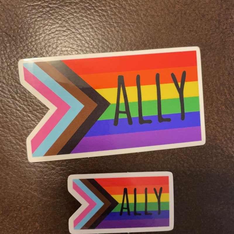 Lgbtq Ally Vinyl Sticker - Etsy