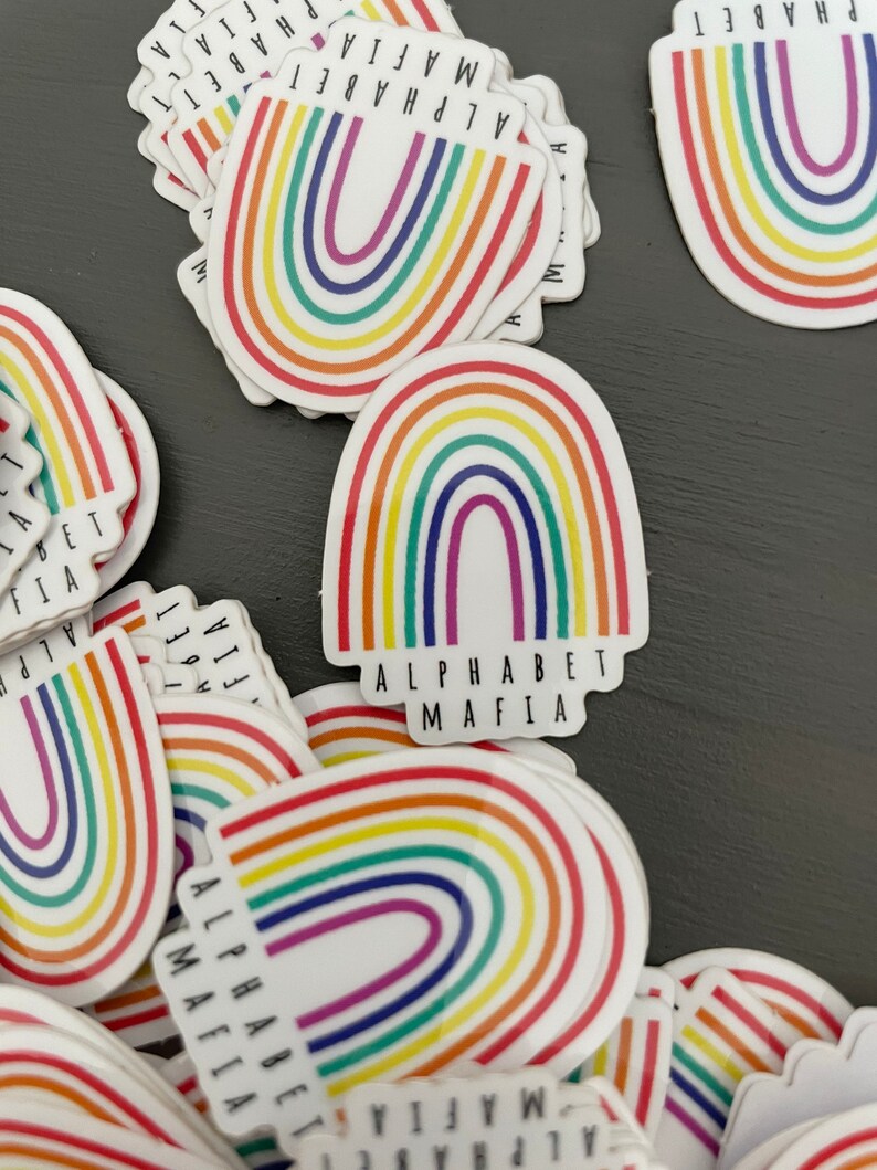 Little Alphabet Mafia Sticker, Rainbow, Pride Sticker, Minimalist, Lgbt ...