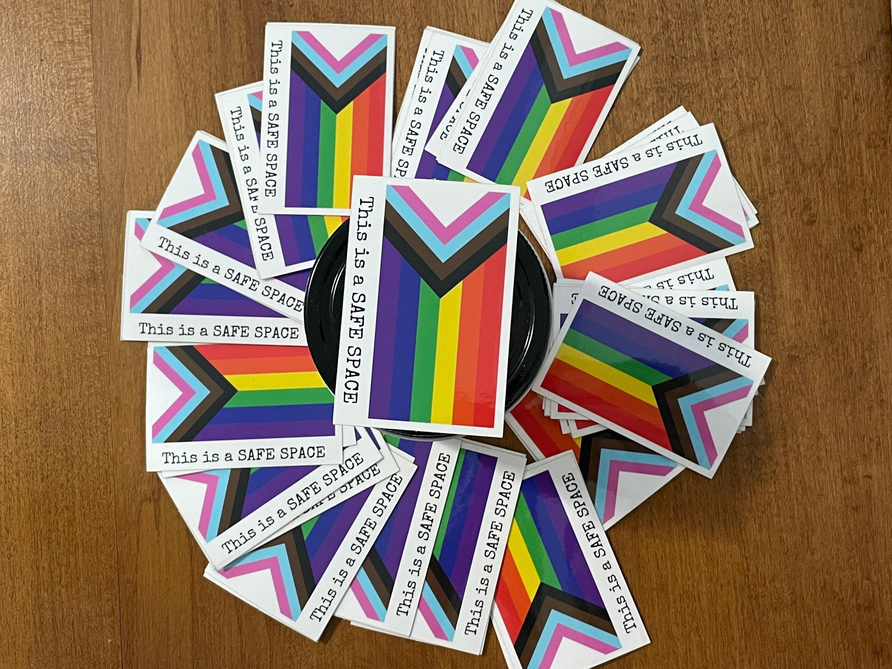 This is a Safe Space Magnet | Ally Magnet | Inclusive Classroom Sticker ...