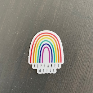 Little Alphabet Mafia Sticker, Rainbow, Pride Sticker, Minimalist, Lgbt ...