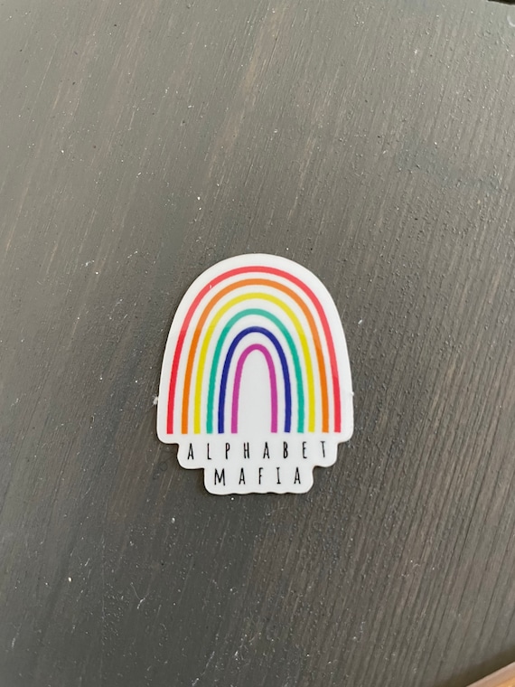 Little Alphabet Mafia Sticker Rainbow Pride Sticker - Etsy