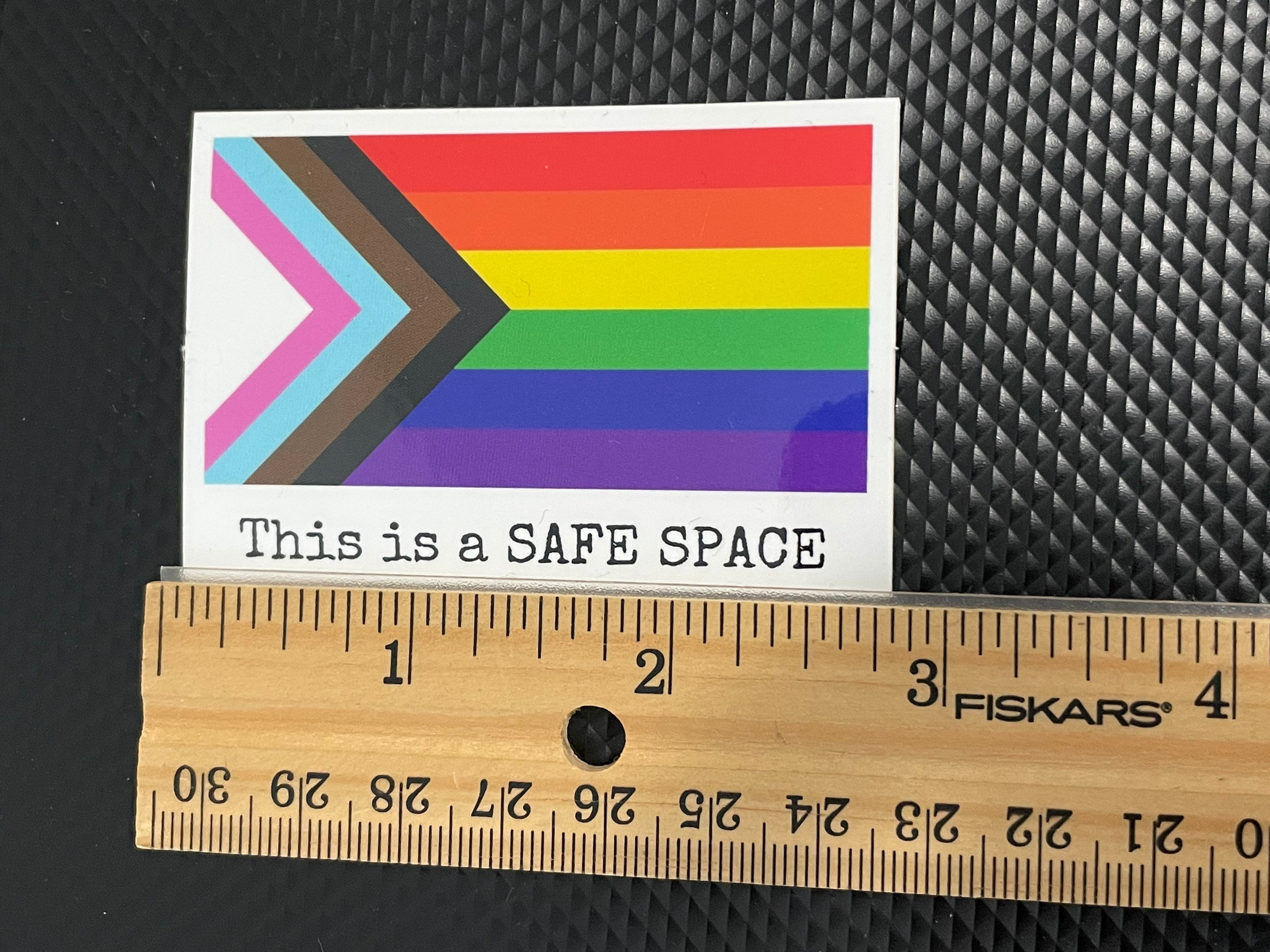 This is a Safe Space Ally Sticker Inclusive Classroom - Etsy