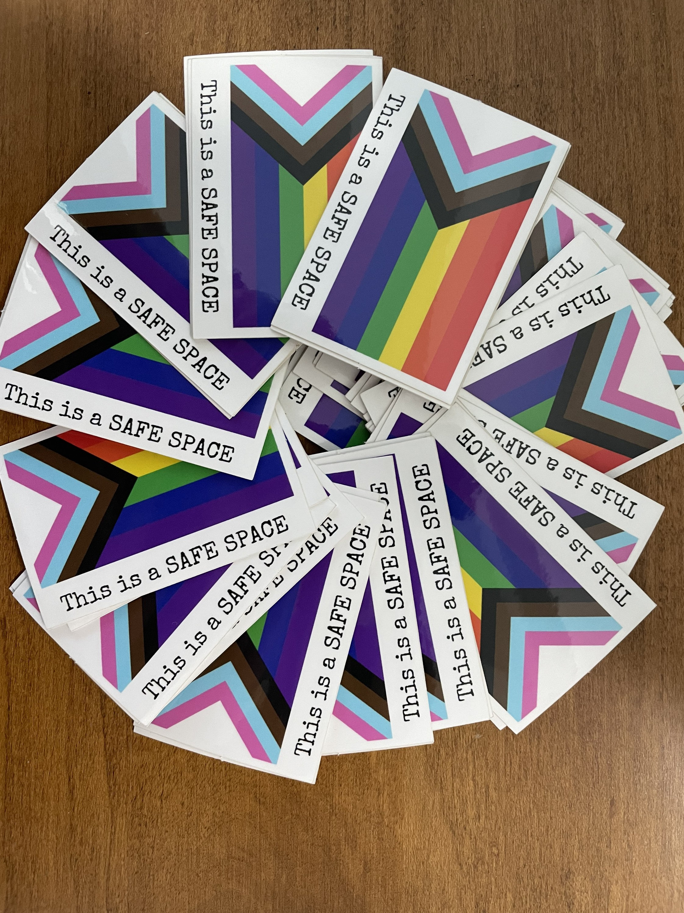 This is a Safe Space Ally Sticker Inclusive Classroom - Etsy