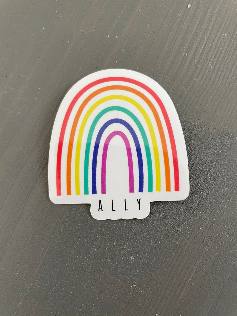 Ally Sticker LGBT Pride Ally Sticker LGBTQ Pride Month - Etsy