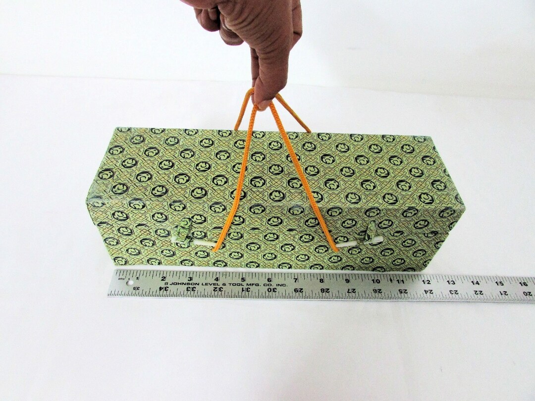 Vintage 12-1/8 Long Chinese Brocade Box, Jewelry Gift Box, Decorative ...