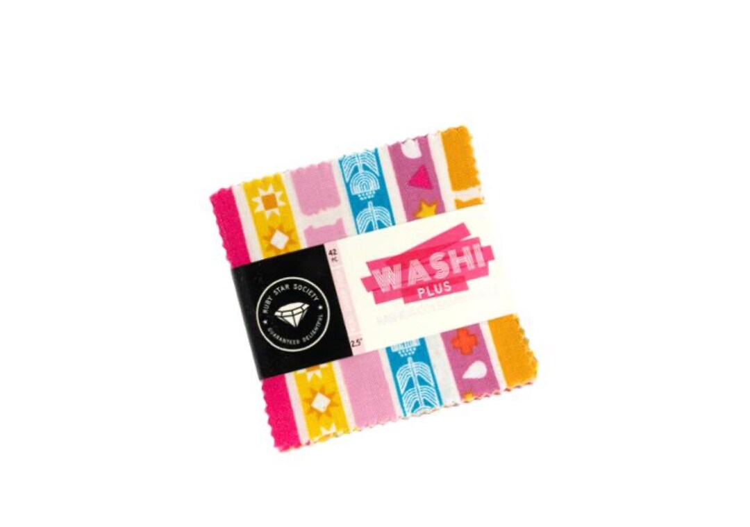 Washi Plus 42 Piece Mini Charm | Ruby Star L Rashida Coleman Hale | 2.5 ...