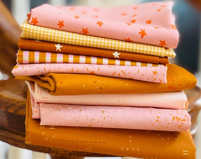 Honey Blenders - 9 Fat Quarter Bundle - Earth Tones - Starry - Ruby ...