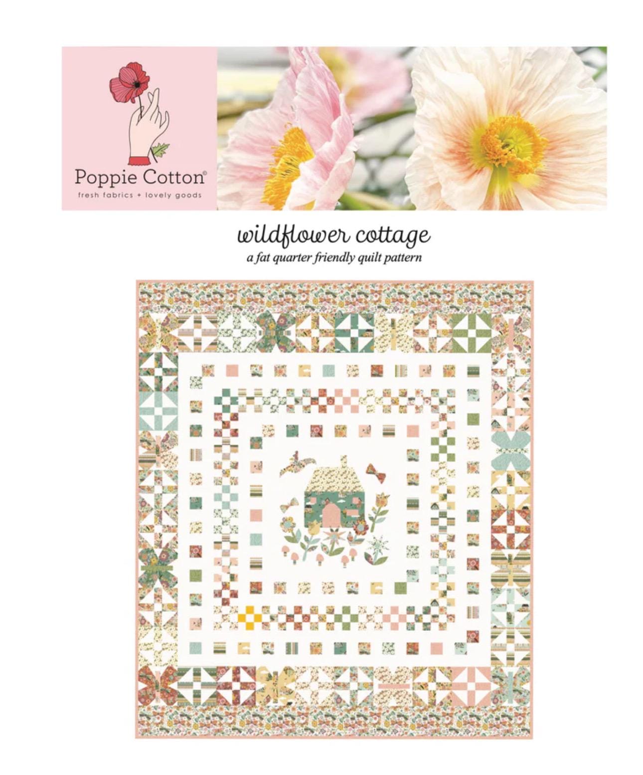 Wildflower Cottage Quilt Pattern CHP23133 - Poppie Cotton | Quilt Size ...
