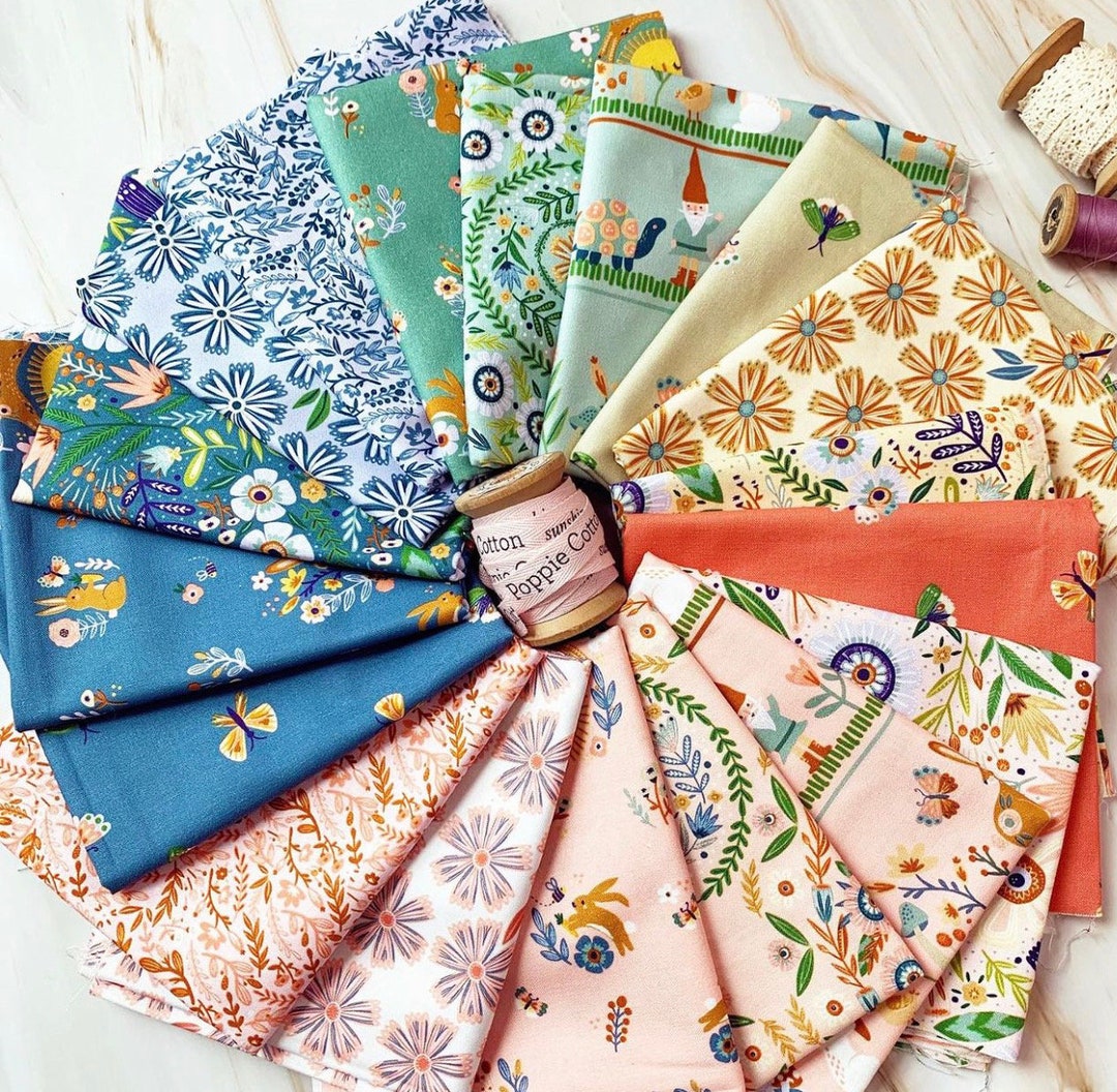 Hide and Seek | 21 Precut Fat Quarter Bundle | Bunnies | Mckensie ...