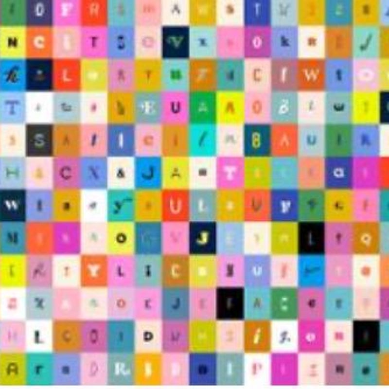 Magic Text Fabric - Etsy