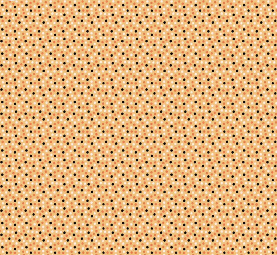 Sweet Tooth Halloween - Sugar Dots Yellow | Poppie Cotton | Elea Lutz ...