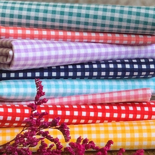 Rainbow Gingham - Etsy