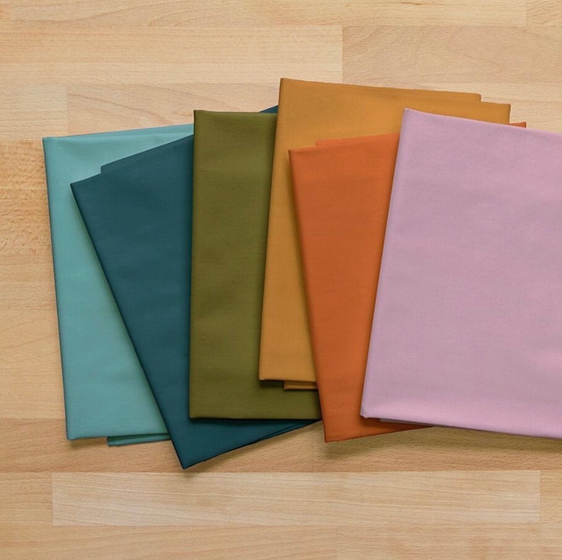New Colors of Pure Solids | AGF | Fat Quarter Bundle 10 Fabrics | Fast ...