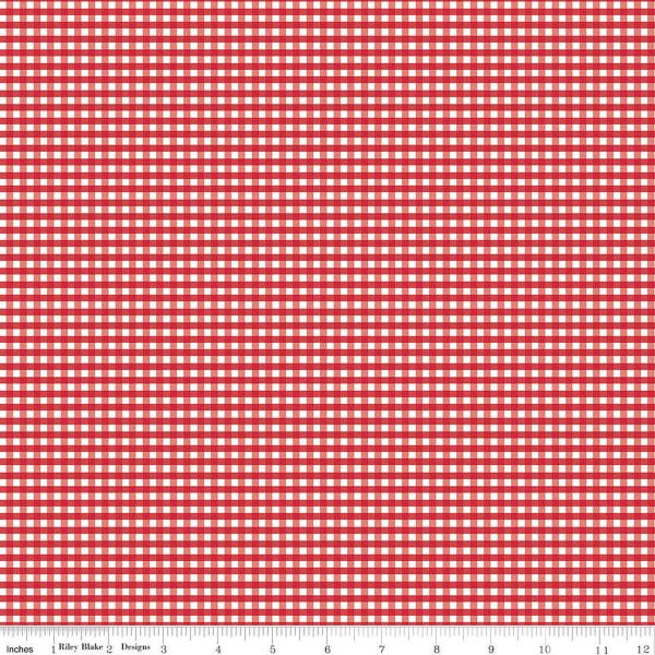 Red Gingham Check - Etsy