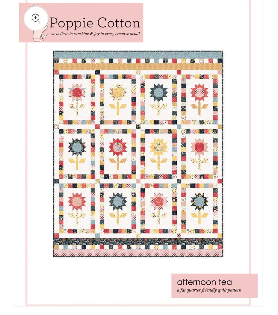 Afternoon Tea - Sunshine and Chamomile Paper Pattern | Poppie Cotton ...