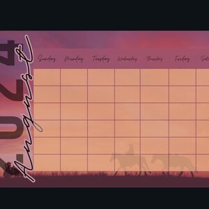 2024-2026 Western Themed Calendar - Etsy
